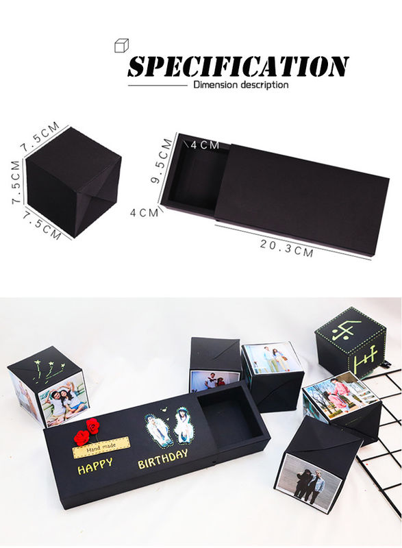 Magic Recycled Cardboard Packaging Chocolate Paper Box Rectangular ...