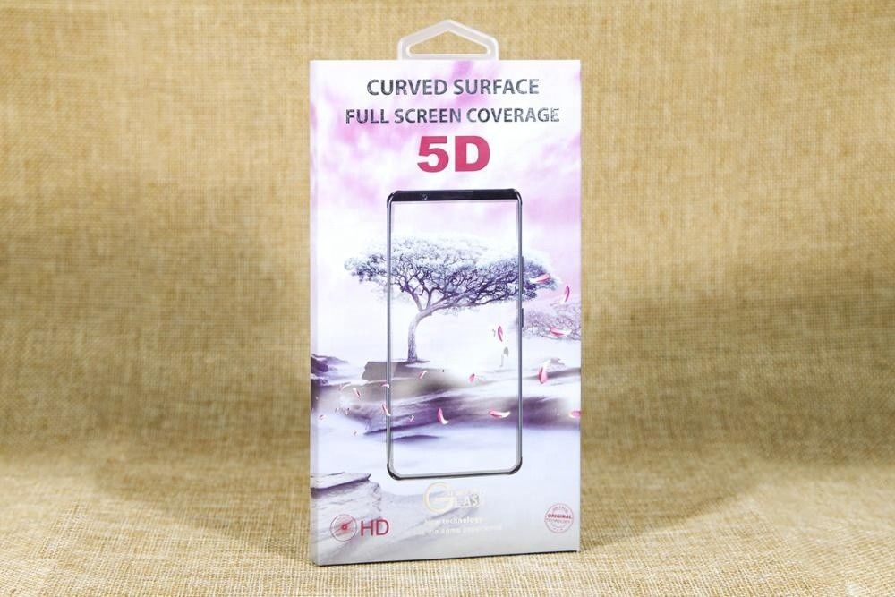 Offset CMYK Kraft Paper Envelope Packaging Tempered Glass Box