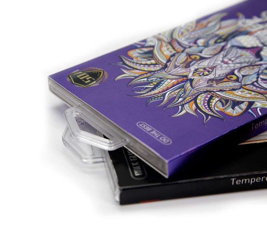 Offset CMYK Kraft Paper Envelope Packaging Tempered Glass Box