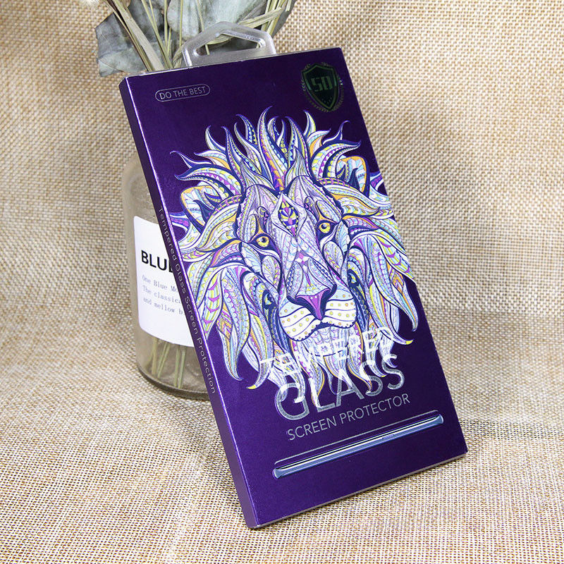 Offset CMYK Kraft Paper Envelope Packaging Tempered Glass Box