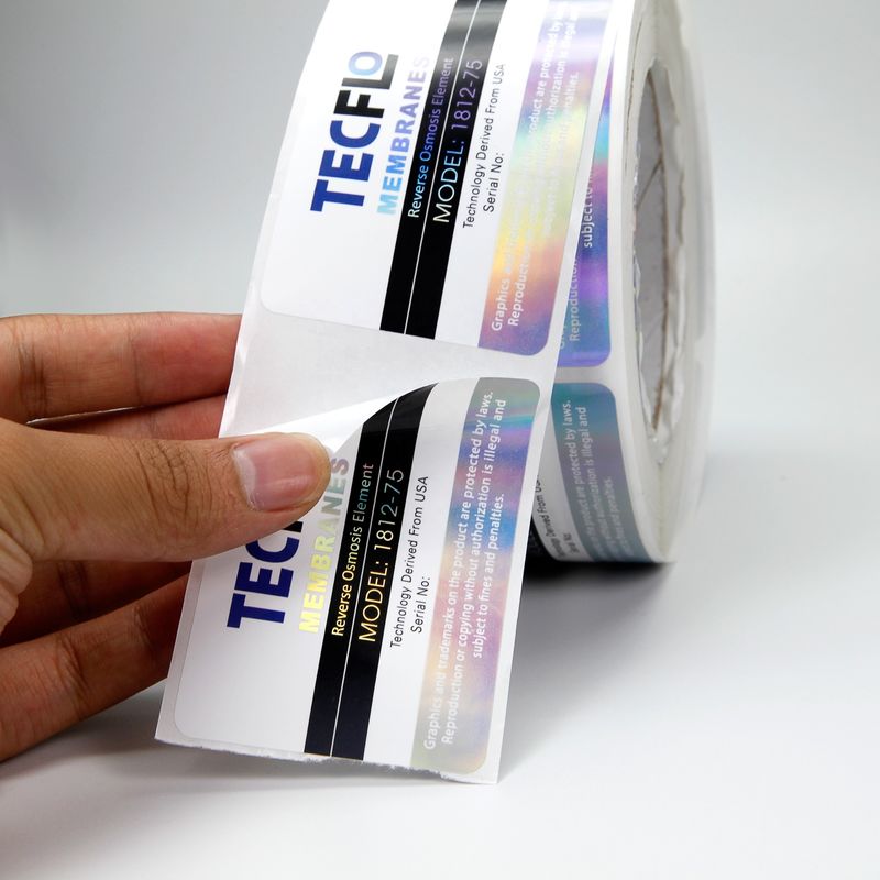 UV Resistance Art Paper Self Adhesive Silkscreen Stickers Label Custom