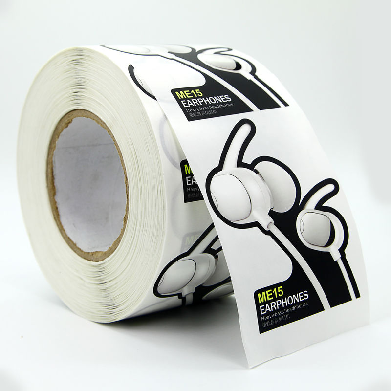 UV Resistance Art Paper Self Adhesive Silkscreen Stickers Label Custom