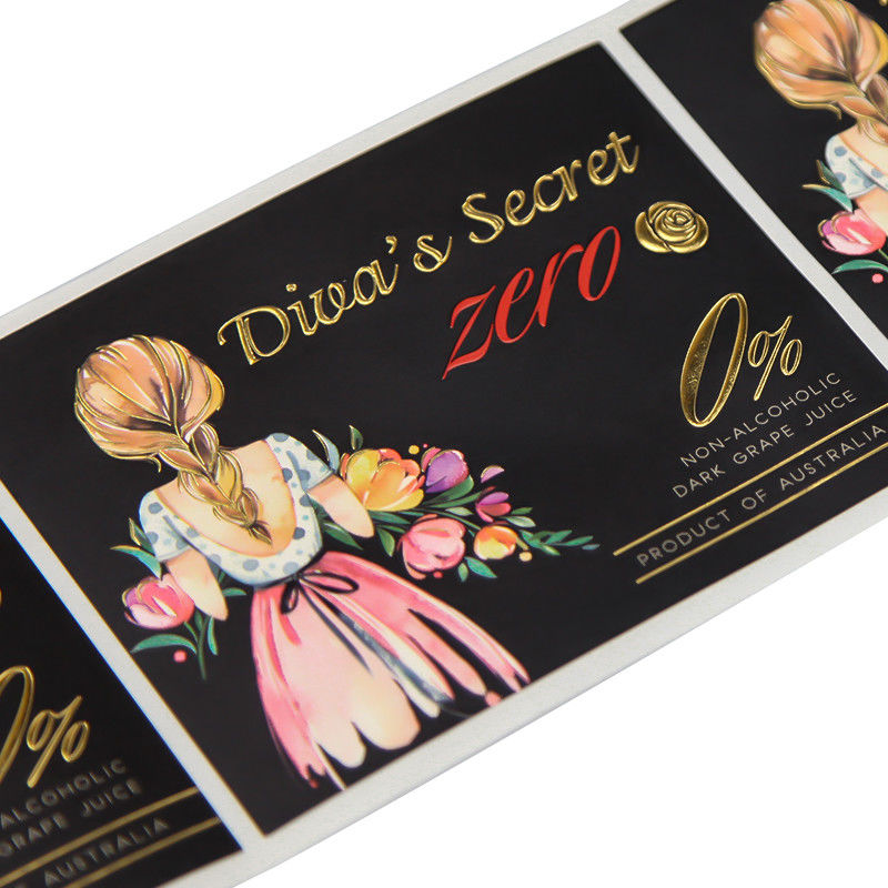 Custom Pantone CMYK Color Self Adhesive Stickers Paper Labels