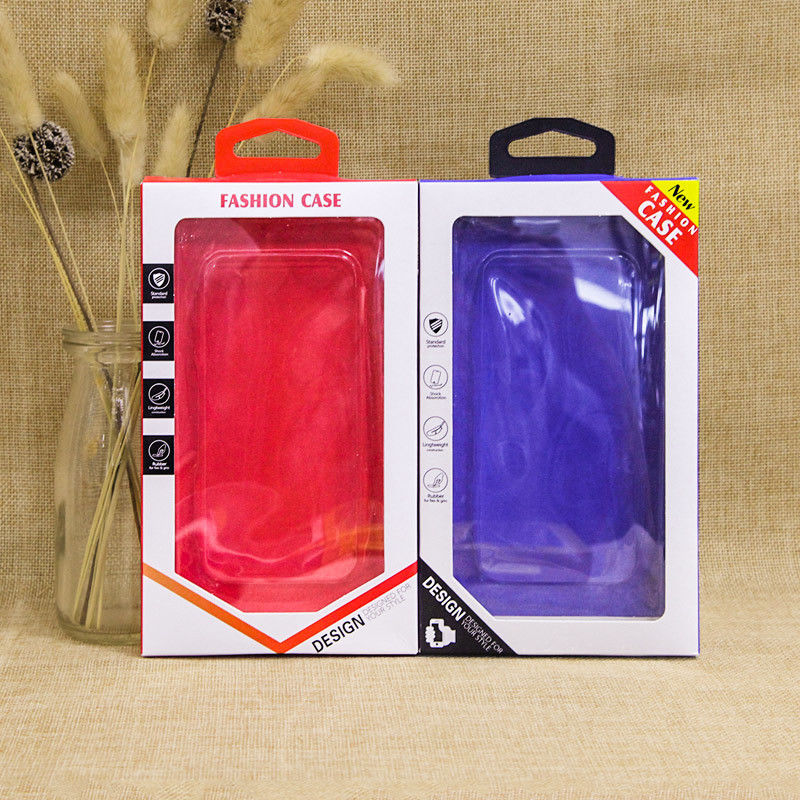 Customize Pantone Mobile Case Packaging Box Transparent Display