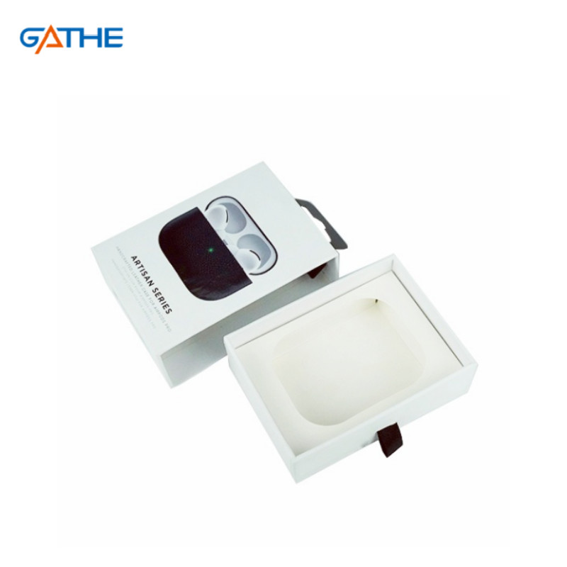 Custom Logo Wireless Earbuds Packaging Box Earphones Drawer Paper Boxes ...